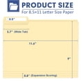 270 Pack Manila File Folders, Letter Size with 1/3 Cut Tabs - Walmart.com