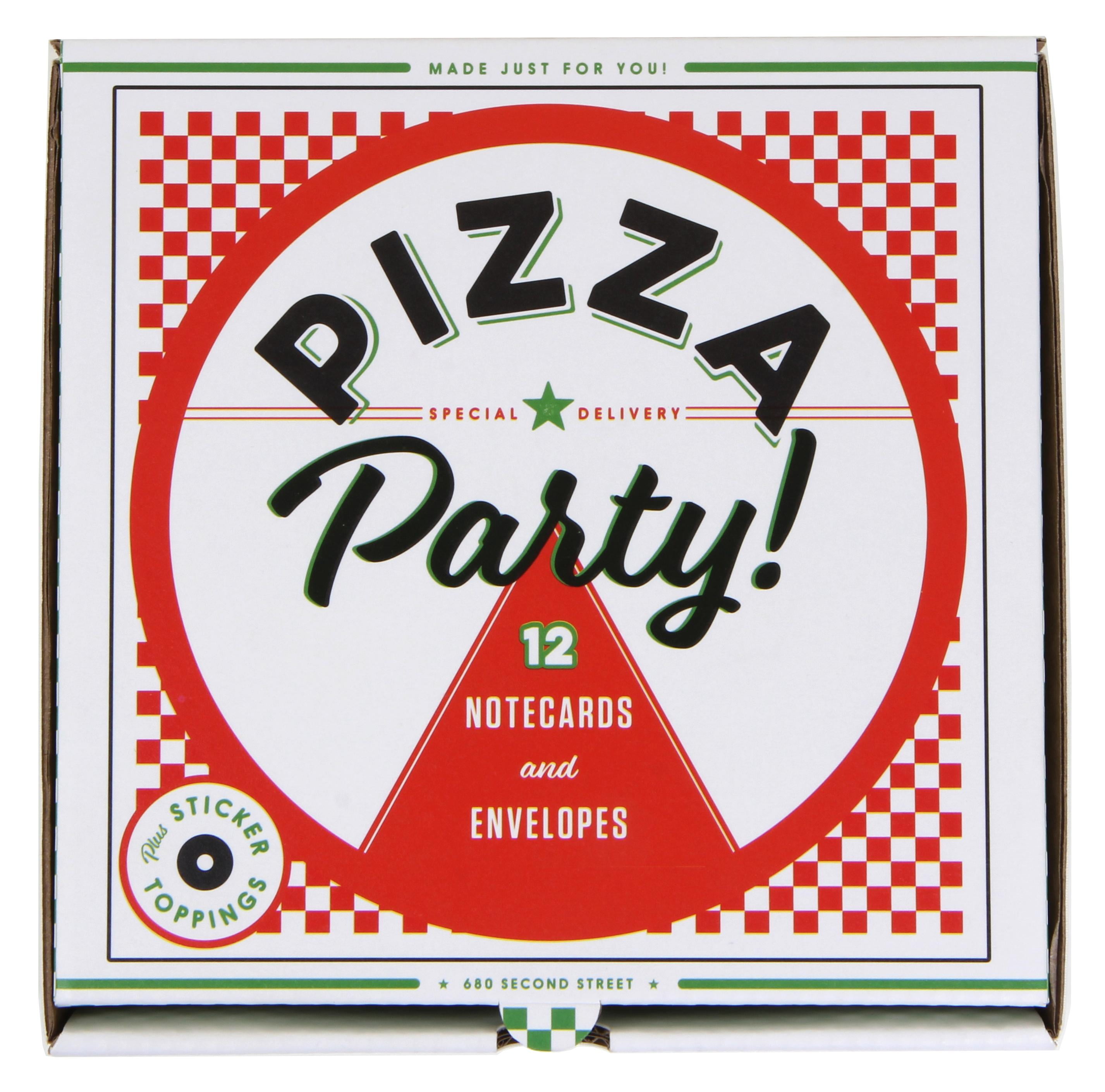 Pizza Party! : 12 Notecards & Envelopes (Cards) - Walmart.com