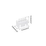 2.54mm Connector 4 Pin Male Adapter Straight Pin Header White Socket ...