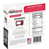 Gary's QuickSteak Pre-Cooked Sliced Steak, Premium Steak Bowls, 5 oz ...