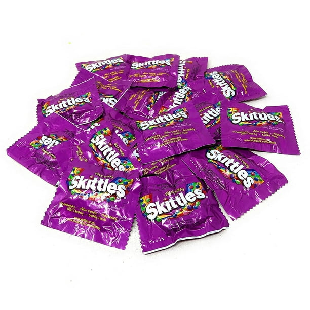 Skittles Wild Berry Flavor Candy Coated Fruit Chew Fun Size 1.5 Lbs ...