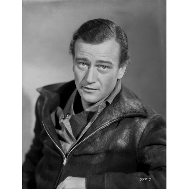 John Wayne leather jacket Photo Print (24 x 30) - Walmart.com - Walmart.com