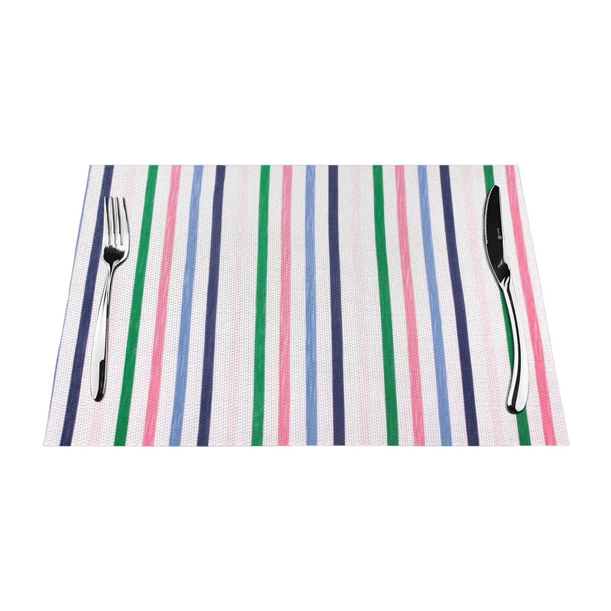 YFYANG Washable Heat-Resistant Placemats, 70% PVC/30% Polyester ...