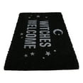 Witches Welcome Crescent Moon And Stars Coir Coconut Fiber Floor Mat ...