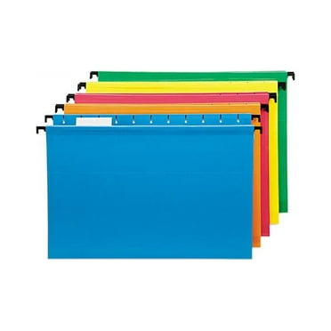 Pendaflex Colored Hanging Folders, 1/5 Tab, Legal, Assorted Colors, 25 ...