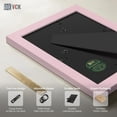 5x7 Picture Frame Pink - 2 Pack, Wood Poster Frames with Tempered Glass ...