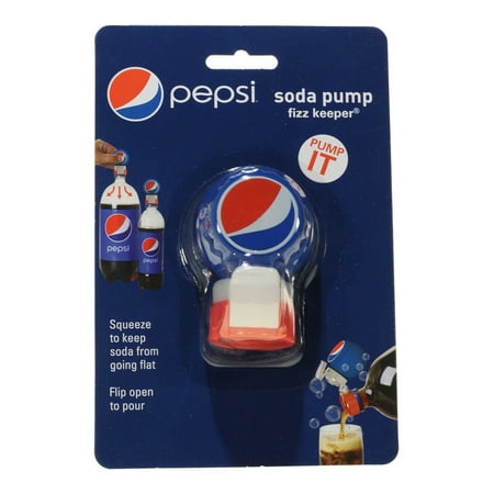 Jokari Pepsi Modern Bottle Soda Fresh Pump & Pour Fizz Keeper - Walmart ...
