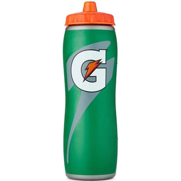 Gatorade 3-Pack Contoured 32oz Green G Bolt Squeeze Water Bottles, BPA ...