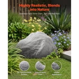 KFFKFF Faux Rock Cover, Outdoor Artificial Rock Well Pump Cover ...