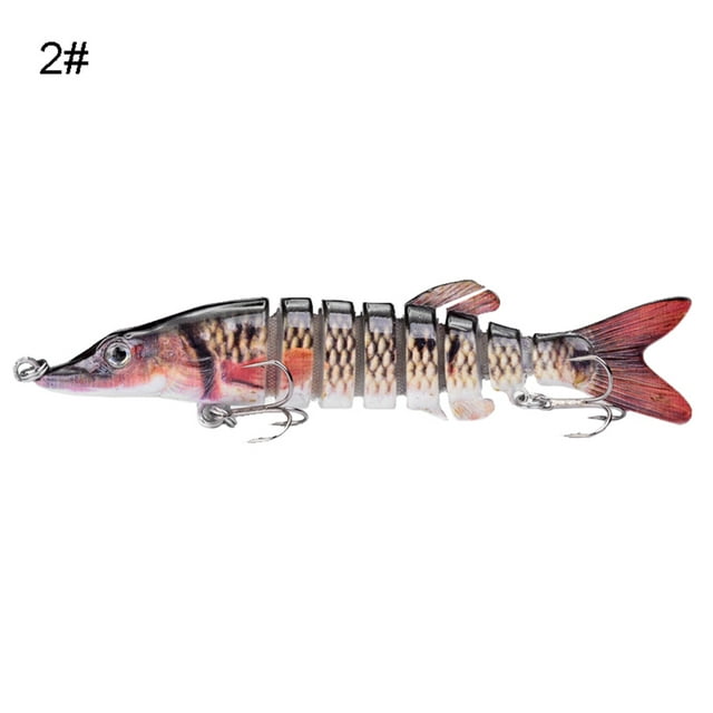 Fishing Lure Pike Muskie Lures Lifelike Multi Jointed Swimbait Segement ...