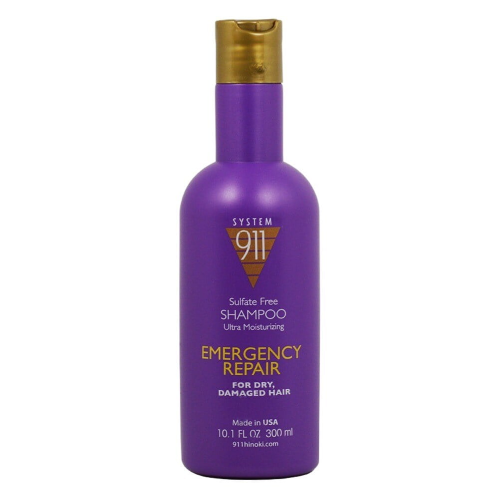 Hayashi System 911 10.1-ounce Shampoo Emergency Repair for Damaged Hair ...