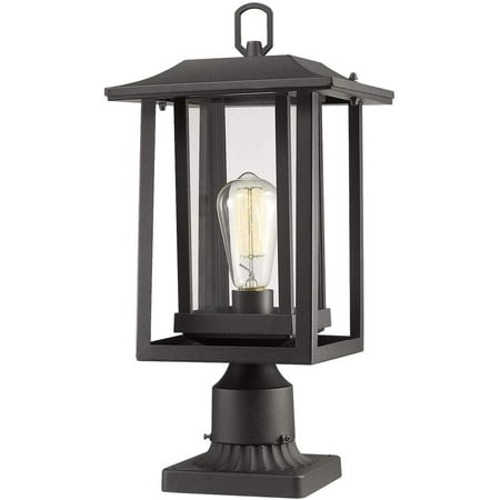 XBRW Outdoor Post Light | Modern Exterior Post Lighting Fixture with 3 ...
