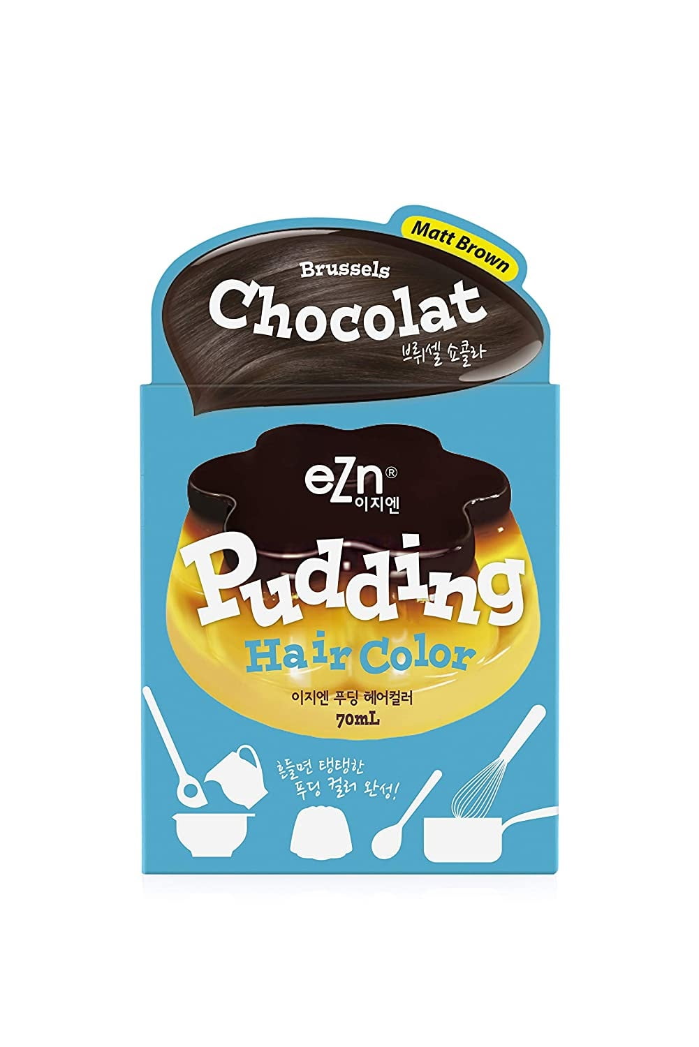 eZn Pudding Hair Dye Ammonia-Free Permanent Hair Color Brussels ...