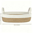 13" Small Storage Basket for Toilet Tank Top Boho Bathroom Decor Woven ...
