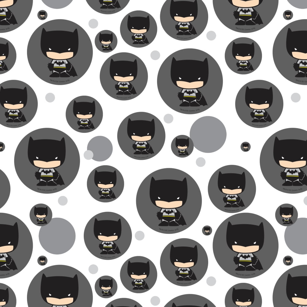 Batman Cute Chibi Character Premium Gift Wrap Wrapping Paper Roll ...