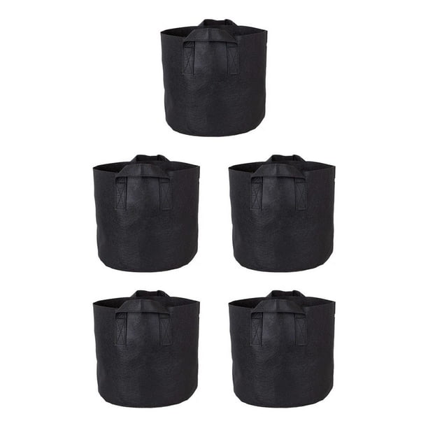 Transemion Outdoor Round Flower Planting Bag PP Growth Pouch Vegetable ...