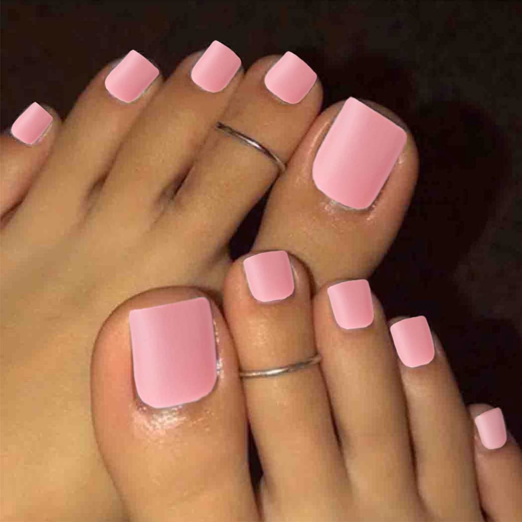 Pink Toe Nail Designs
