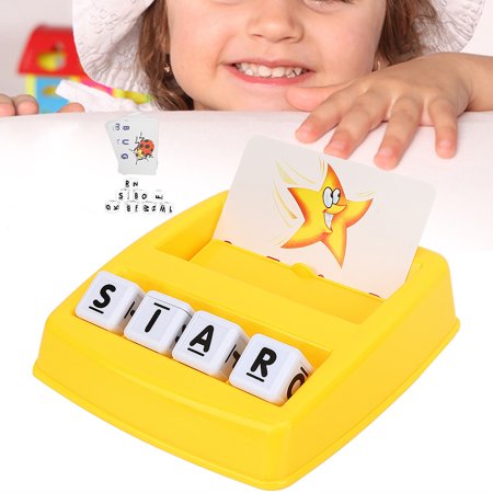 Early Educational Plastic Remember Word Toy, Word Card Kids Gifts ...