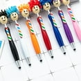 10PCS 2-in-1 Ballpoint Pen with Stylus Tip, Retractable Ballpoint Pen 2 ...