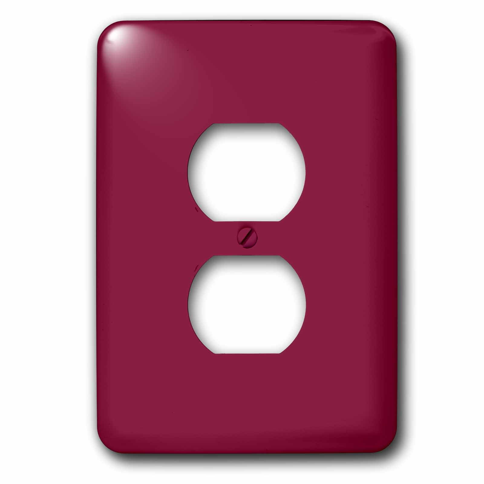 Burgundy 2 plug outlet cover lsp-30639-6 - Walmart.com