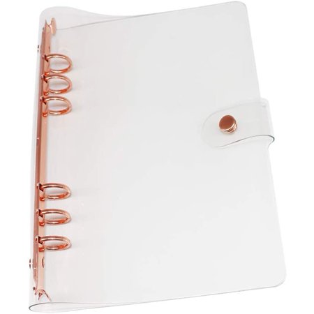 Personal A5 Transparent PVC Binder Cover Clear Soft PVC Notebook Shell ...