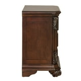 Messina Estates Luxurious 3 Drawer Night Stand with European Styling ...