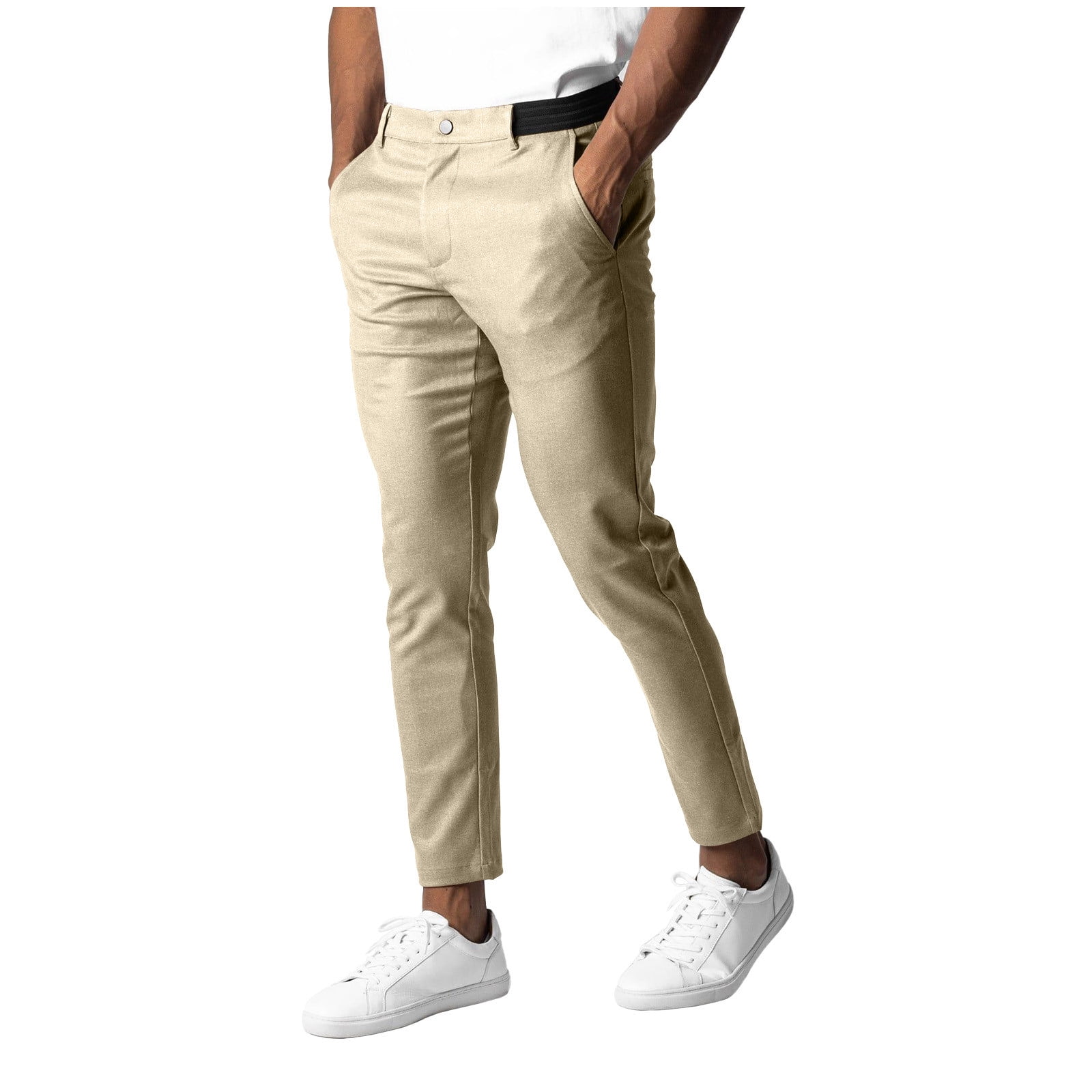 Click here for Ctreela Slim Fit Dress Pants For Men Stretchy Stra... prices