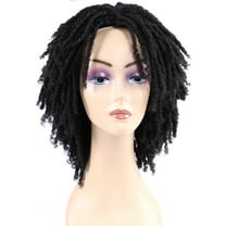 QUEENTAS Dreadlock Wigs for Black Women Braided Wigs Short Curly Braid ...