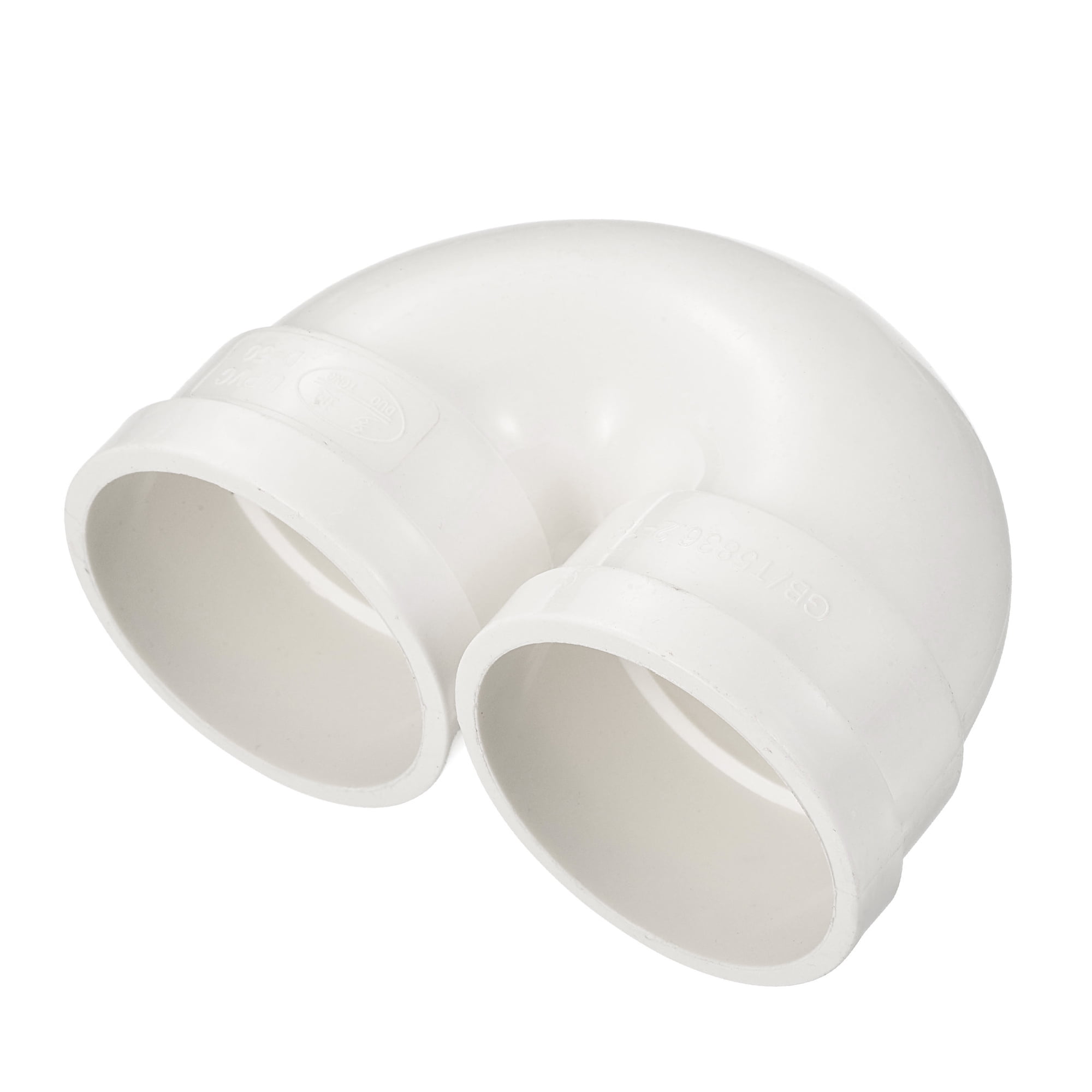 Uxcell 50mm ID U Shaped PVC Water Pipe Elbow Fitting Connector Adapter ...