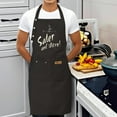 2 Pack Adjustable Bib Apron with Fun ' Sater an ' sleep ' Design Front ...
