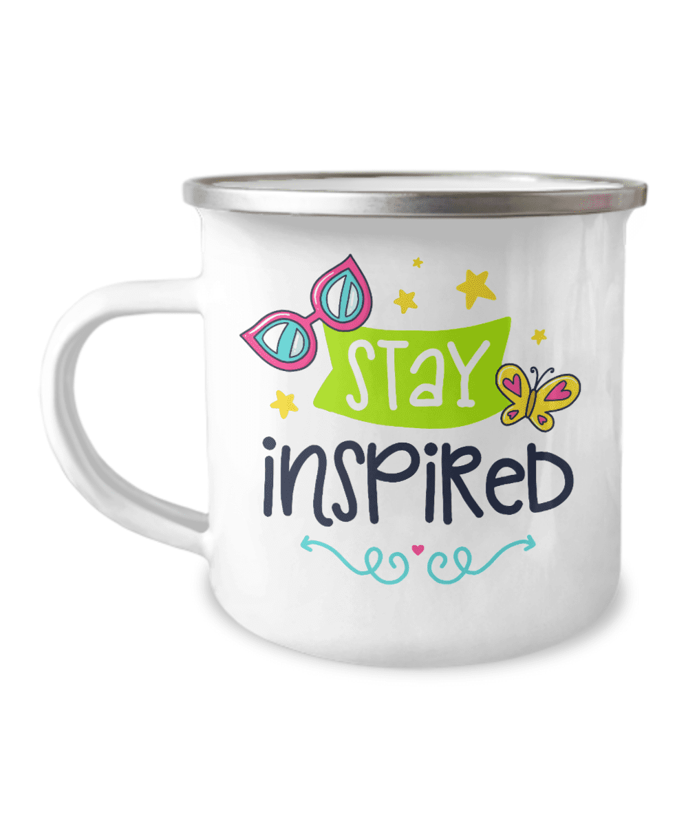 Stay Inspired, Inspirational Mug, Motivational Quotes Coffee Mug -12 oz ...