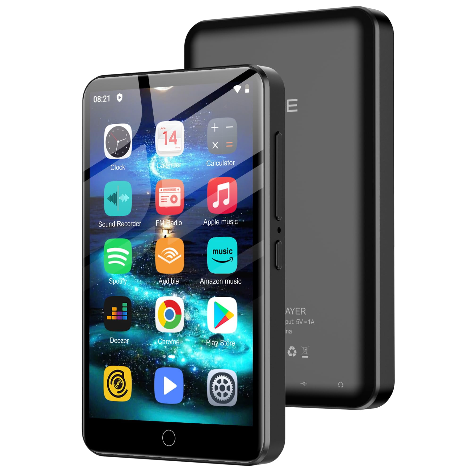 Reproductor MP3 ZAQE M505 80GB con Bluetooth, WiFi y 4" Touch | Bodega Aurrera en línea