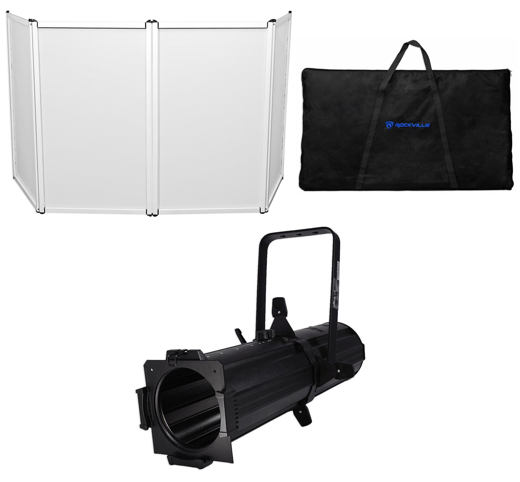 Chauvet DJ EVE E-100Z White Ellipsoidal LED DMX Gobo Projector Spot ...