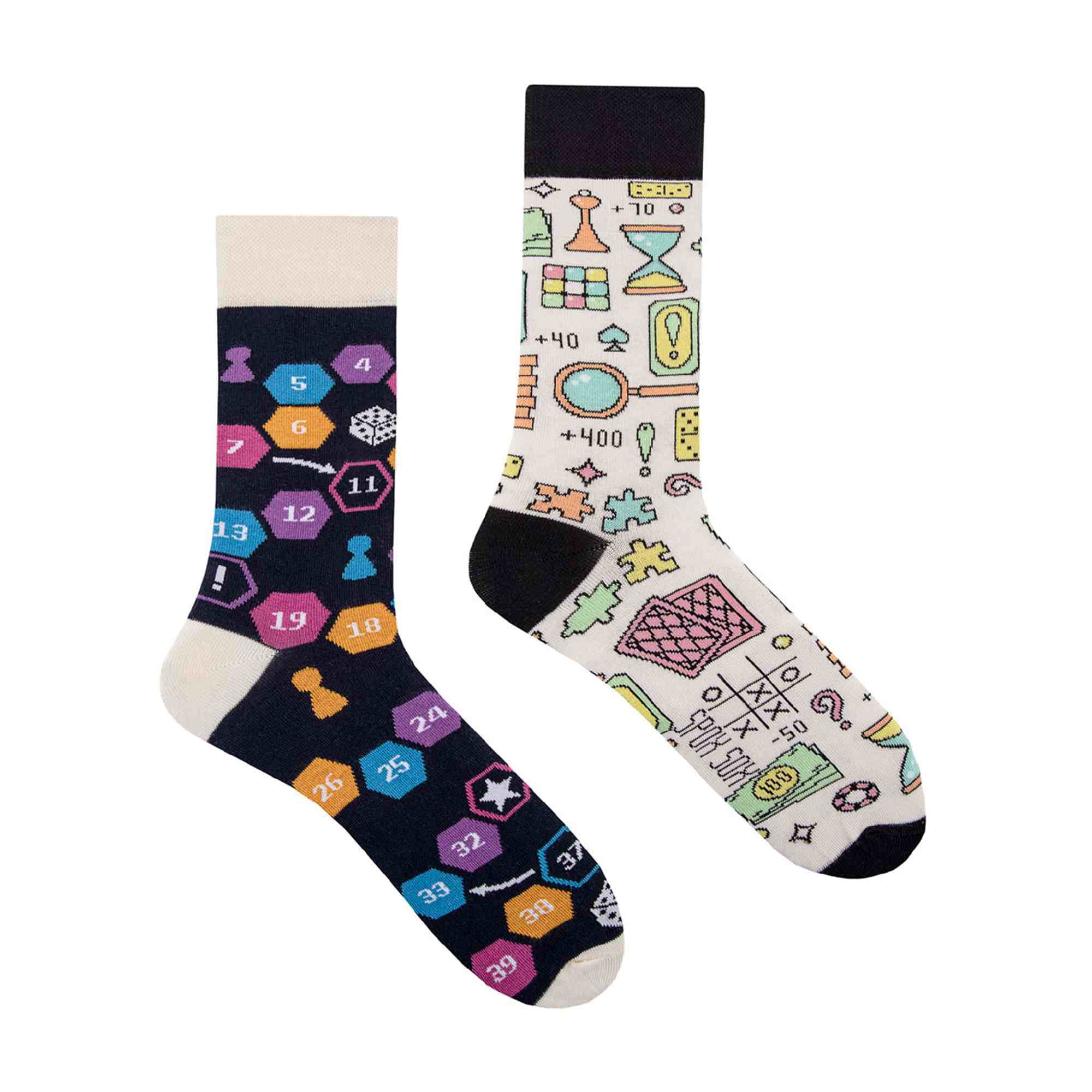 SPOX SOX - Mens & Ladies Mismatched Novelty Odd Socks - Board Games ...