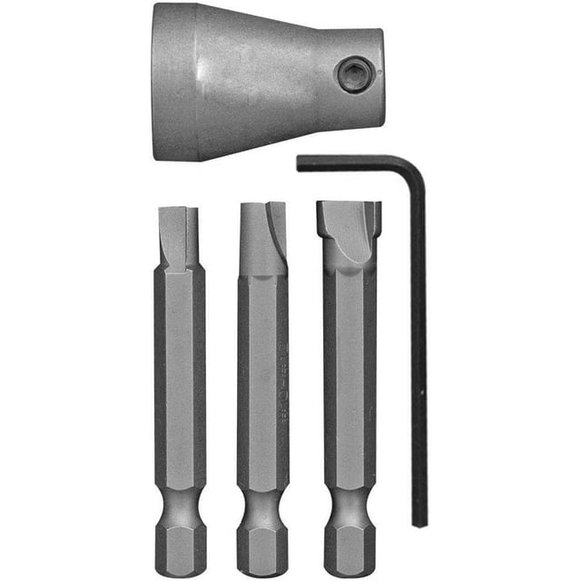 Security Screw Remover Set One Way Screw Driver & Remover Set - 5 Piece ...