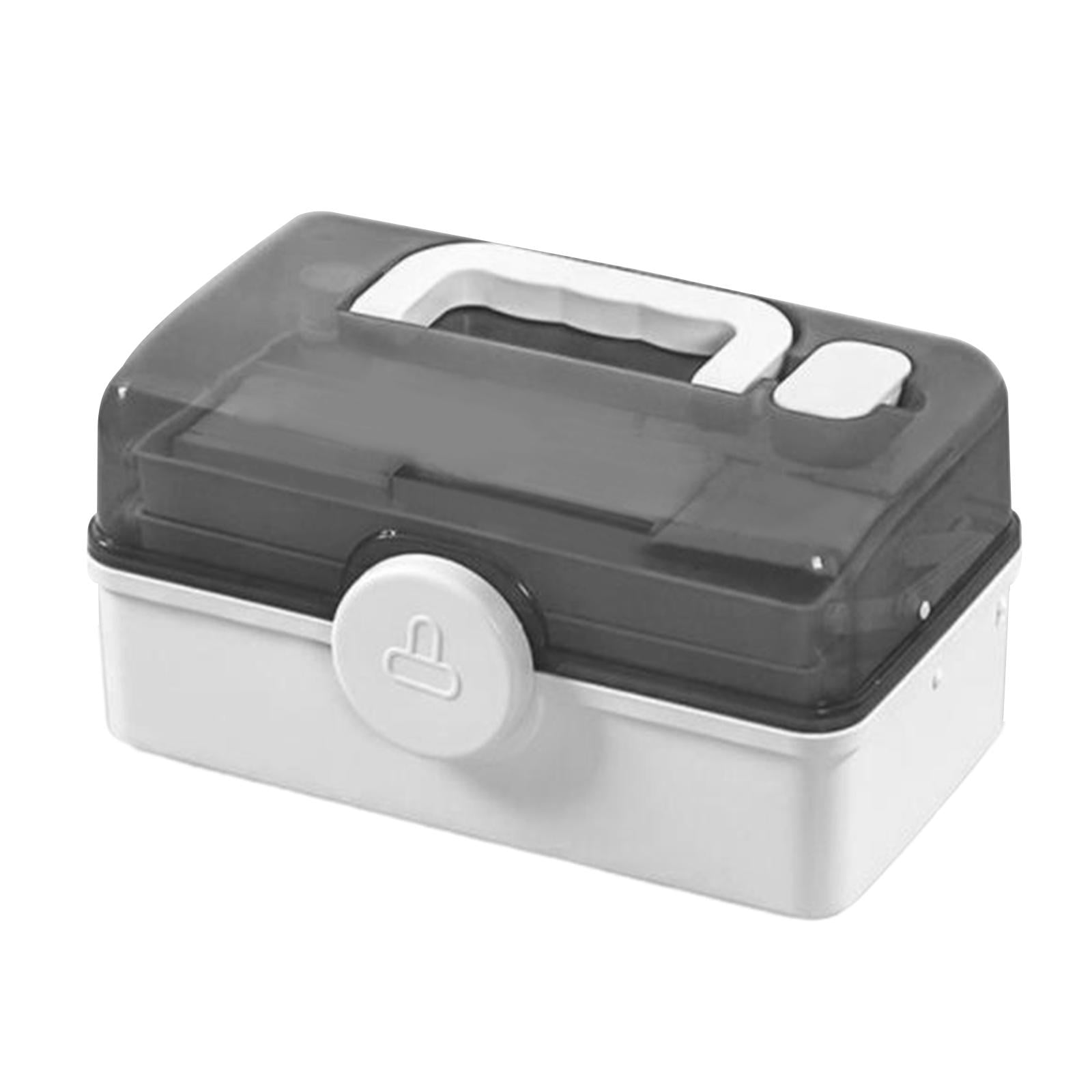 Multifunctional Storage Box Portable Handle Lockable Empty Holder ...