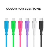 Liquipel Powertek Neon USB-A to USB-C - White - Walmart.com