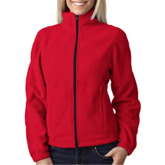 UltraClub - UltraClub 8481 Ladies Iceberg Fleece Full-Zip Jacket - Red ...