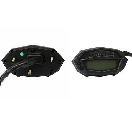 Multifunctional Digital LCD Screen Motorcycle Speedometer with Magnet ...