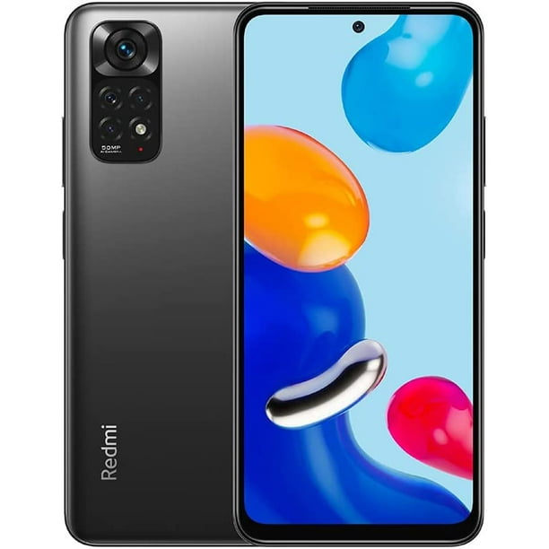 Smartphone Redmi Note 11 128GB 6GB Negro Xiaomi Dual Sim | Walmart en línea