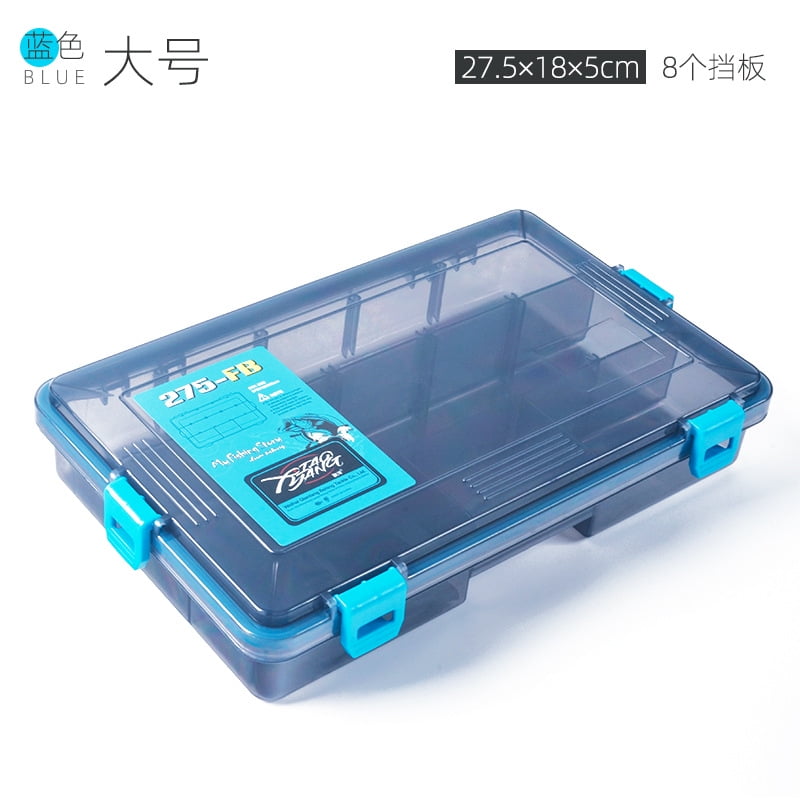 Wweixi 1 2 3 5 Durable And Portable Fishing Tackle Box For Easy Organization Organized Fishing Tackle Accessories large blue 1 Pc Walmart
