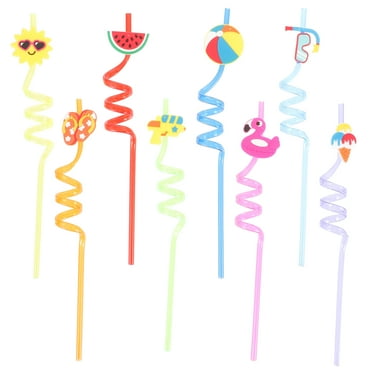 Eease Swizzle Sticks 8pcs Reusable Straws for Summer Beach Party ...