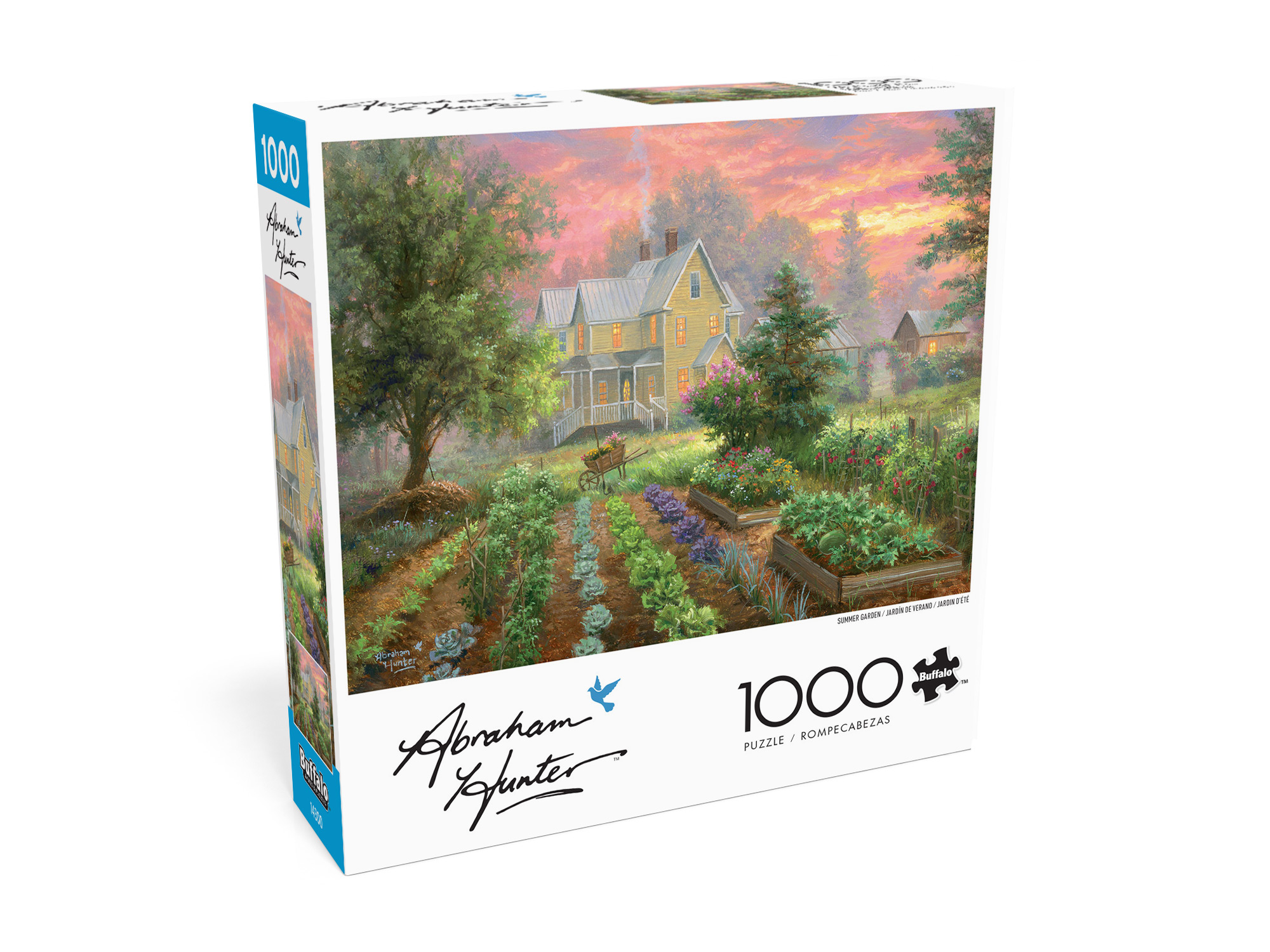 Buffalo Games Summer Garden 1000-Piece Interlocking Jigsaw Puzzle for ...