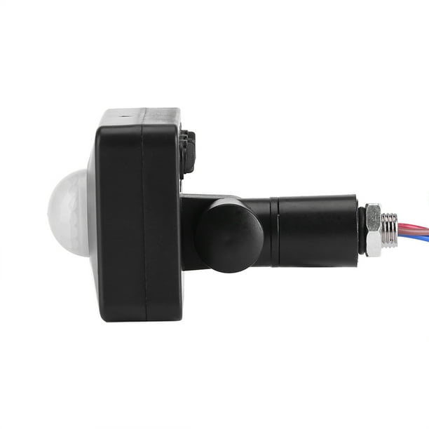 Black PIR Switch Infrared Motion Lighting Sensor Detector Wall Pavement ...