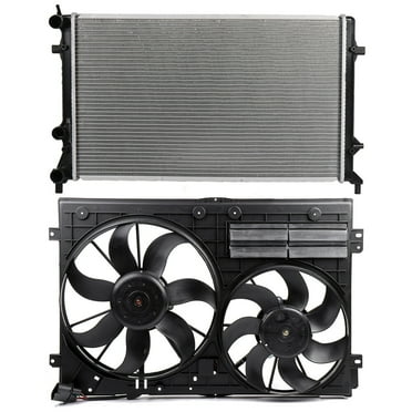 Radiator - Koyorad Fit/For 13272 09-18 Volkswagen VW Tiguan - Plastic ...