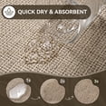 Bathroom Rugs Ultra Thin Bath Mat Fit Under Door Super Absorbent Non ...