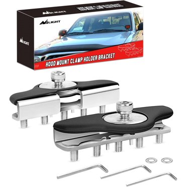 4" Round Tail Light L Shape Mounting Bracket [3mm Steel] [Reinforced ...