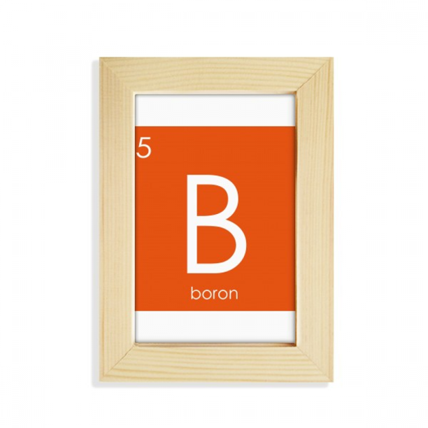 Quimica elementos periodo cuadro semimetal Boro B Escritorio de madera ...