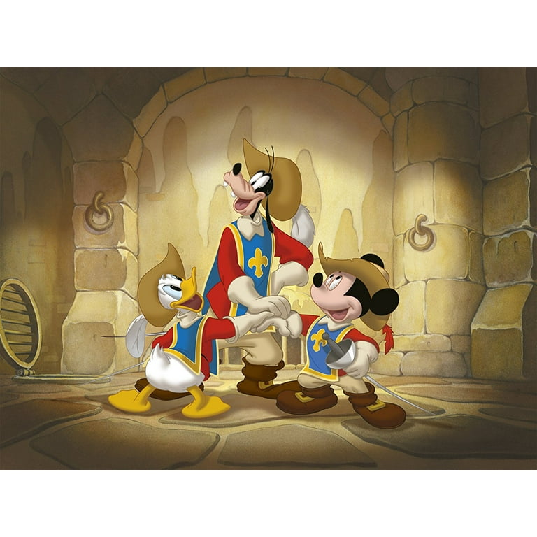 Mickey Donald Goofy The Three Musketeers Dvd