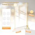 Acrylic Sign Holder 8.5X11 Gold Frames Double-Sided Gold Picture Frames ...